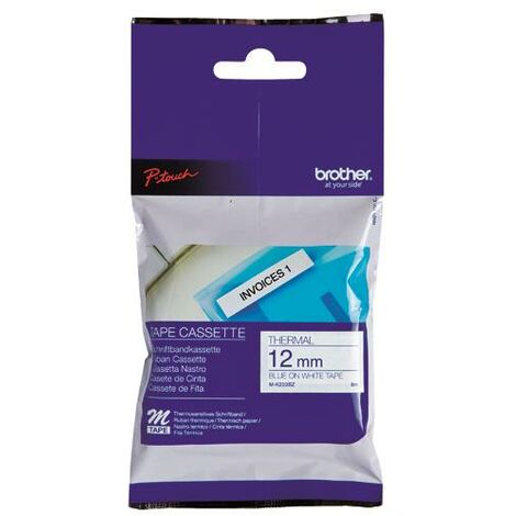 Brother Lbl Tp 12mm Blu o Wh MK233BZ - BA62504