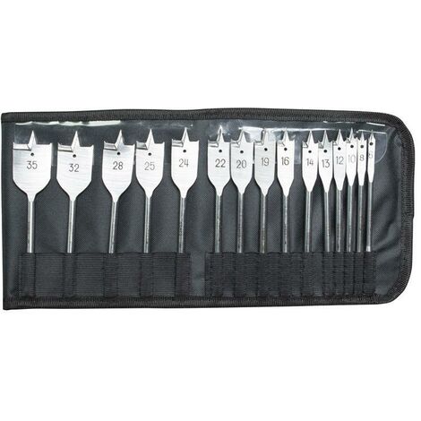 9629 Series Flat Bit Set, 15 Piece - BAH9529S15P