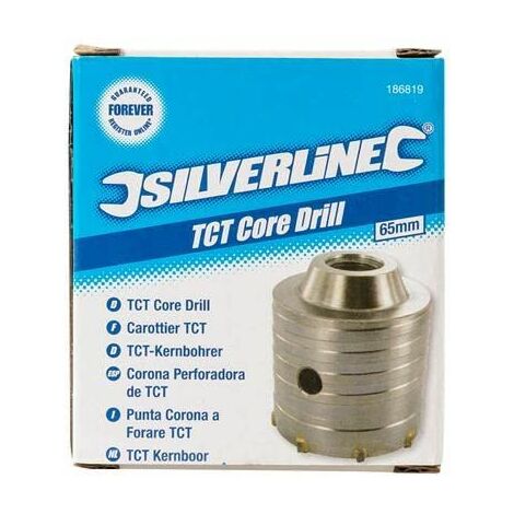 Silverline TCT Core Drill Bit 65mm 186819