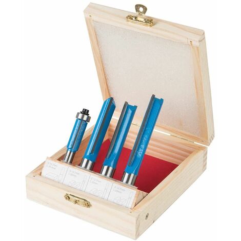 Silverline Kitchen Router Bit Set 4pce 12 & 8mm 250589