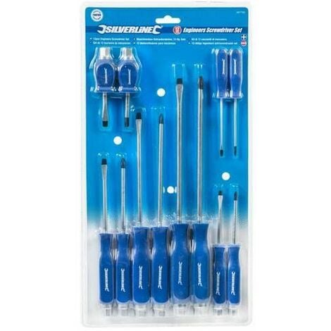 Silverline Engineers Screwdriver Set 12pce 467700
