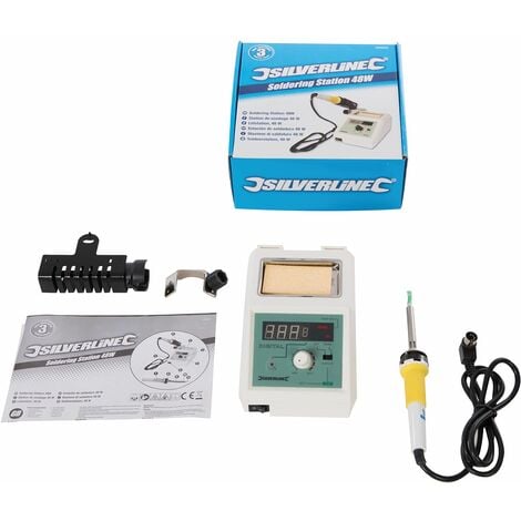 Silverline Soldering Station 48W 48W UK 265829