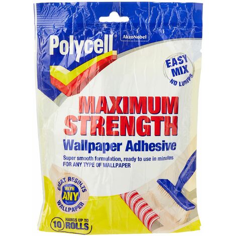 Maximum Strength Wallpaper Adhesive 10 Roll PLCMSWPA10R