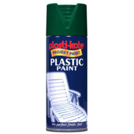 Plastic Paint Spray Hunter Green Gloss 400ml PKT10608