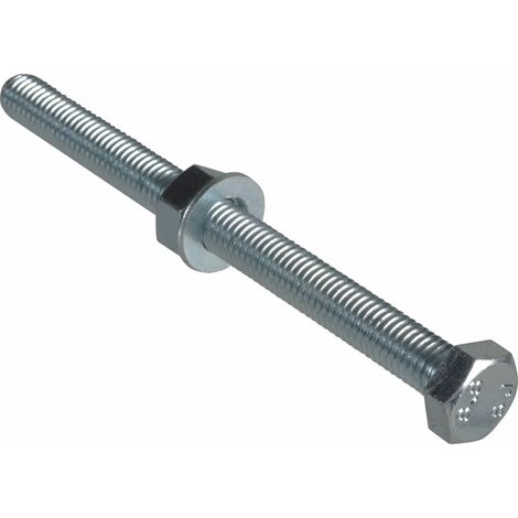 High Tensile Set Screw ZP M8 x 100mm Forge Pack 2 FORFPHBN8100