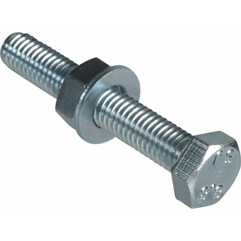 High Tensile Set Screw ZP M8 x 50mm Forge Pack 4 FORFPHBN850