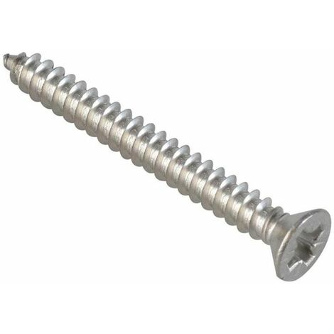 Self-Tapping Screw Pozi CSK A2 SS 1.1/2in x 8 ForgePack 12 FOR184720