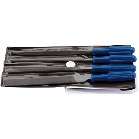 Draper 100mm Warding File Set with Handles (4 Piece) (14184)