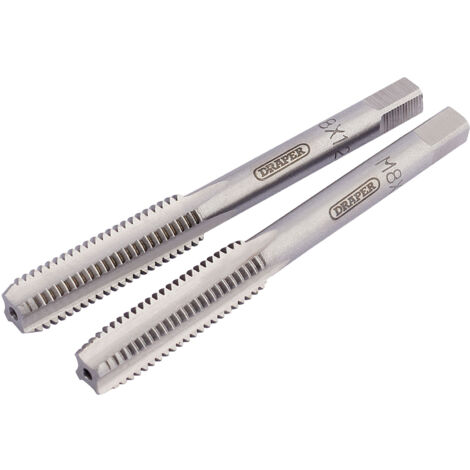 Draper 8mm Coarse Hand Taps Taper and Plug (83800)