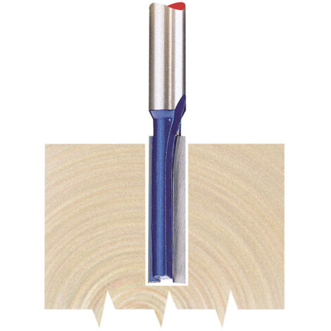 Draper 1/4" Straight 6.35 x 25mm TCT Router Bit (75331)