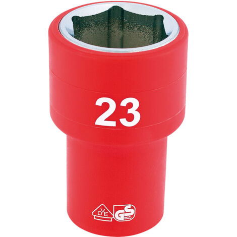 Draper 1/2 Sq. Dr. Fully Insulated VDE Socket (23mm) (31953)