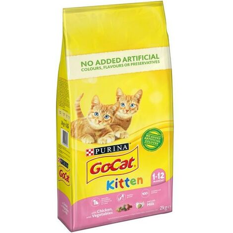 Go Cat Complete Kitten Chkn Carrots and Milk 2kg PK4 - 111304