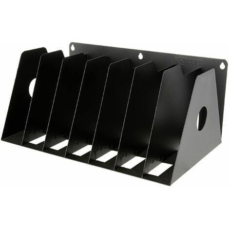Rotadex 7 A4 Ringbinder Rack Black - RT04119