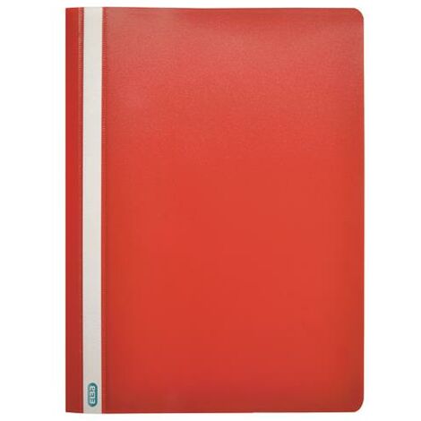 Durable Durable Clear View Report Folder Extra Wide A4 Red (Pack 50) 257003