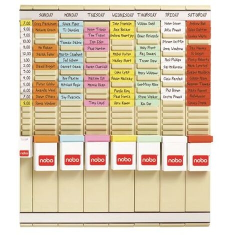 Nobo 7 T-Card Panel Planning Kit - NB05262