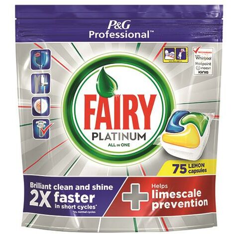 Fairy Platinum Dishwasher Tabs 75 - PX25974