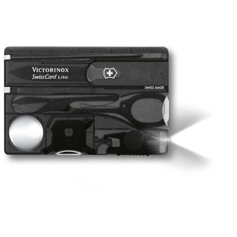 SwissCard Lite Translucent Black Blister Pack VICJSWCLONB