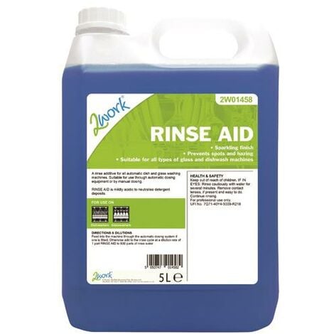 2Work Rinse Aid Additive 5 Litre - 2W01458
