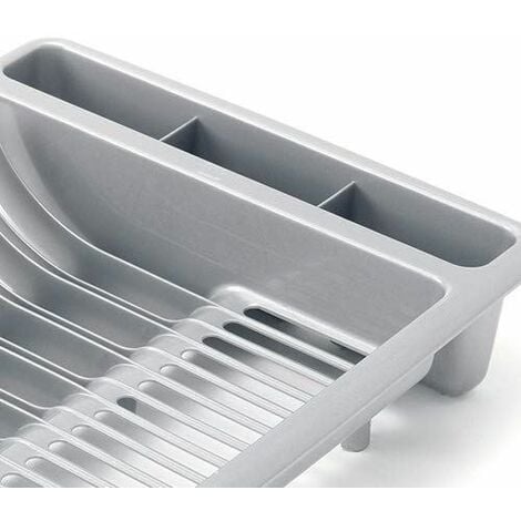 Addis Draining Rack In Metallic Grey - AG05894