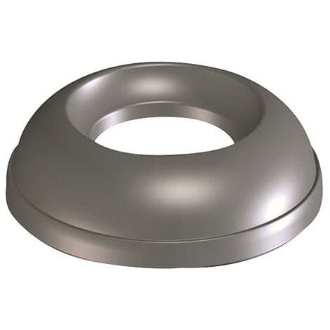 Addis Open Top Lid In Metallic Grey - AG13973