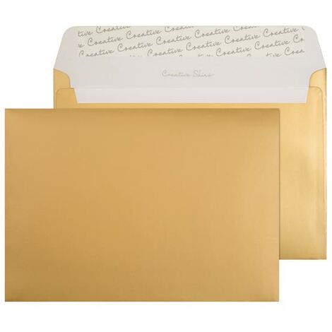 Value Product C5 Wallet Envelope Peel & Seal 130gsm Metallic Gold (Pack ...