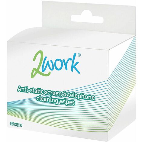 2Work Antistatic Screen/Phone Wipes - DB50342