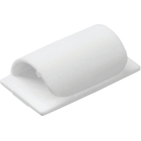 D-Line Cable Clips Selfad Wht Pk20 - DL64784