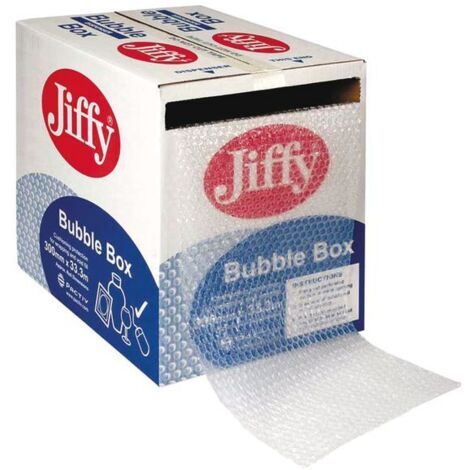 Jiffy Bubble Box Roll 300Mmx50M Clr - JFBB