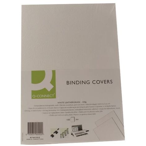 Q-Connect Binding Comb Covers Pk100 - KF00502