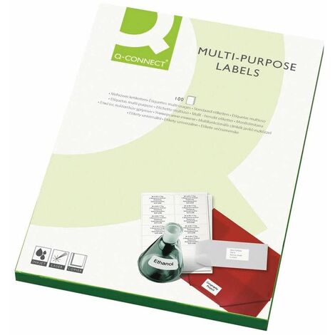 Q-Connect Multipurpose Labels Pk1800 - KF26052