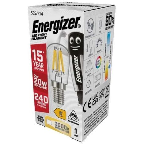 Energizer® LED SES (E14) Pygmy Filament Bulb, Warm White 240 lm 2W ...
