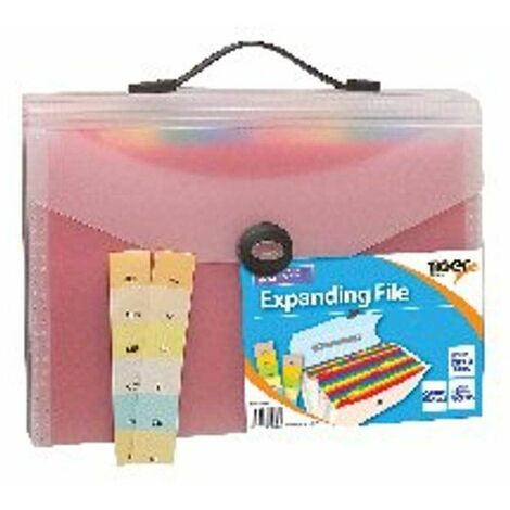 Tiger A4 Expanding File 6Pk - TGR01048