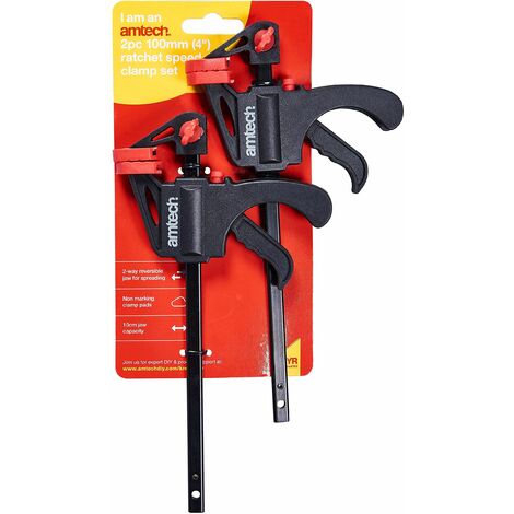 2pc 4'' Ratchet Speed Clamp - D0930