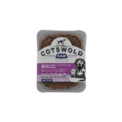Cotswold Raw Active Mince Turkey - 500g - 383925