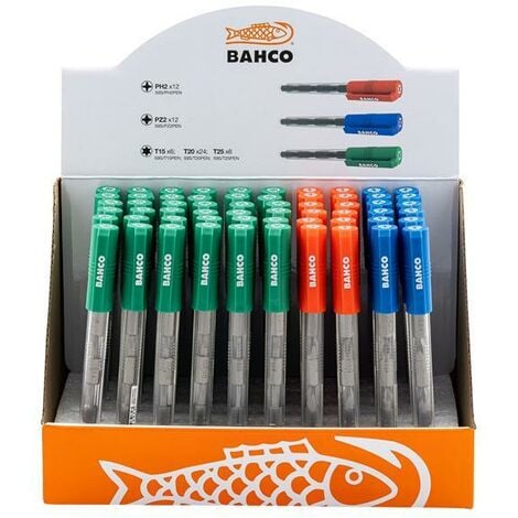 Screwdriver Bit Pen Display, 60 Piece - BAH59S60PEN