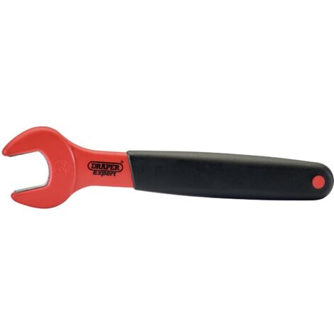 VDE Approved Fully Insulated 24mm Open End Spanner by Draper (Model 99482)