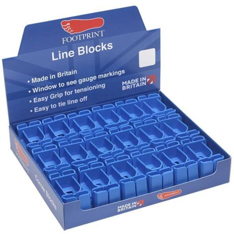 Footprint Line/Corner Block Counter Display FOO624CD