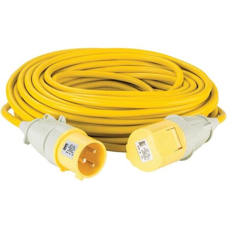 Defender Power And Light Defender 110V 32A 4mm 25M -Yellow Arctic Ext Lead