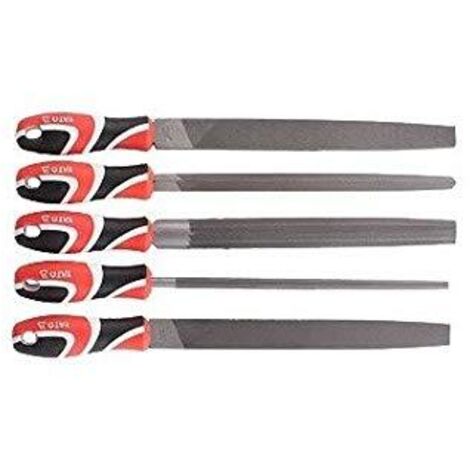 Stahlfeile Metallfeile Feile Metall Werkzeugfeile Werkstattfeile 5 Stk ...