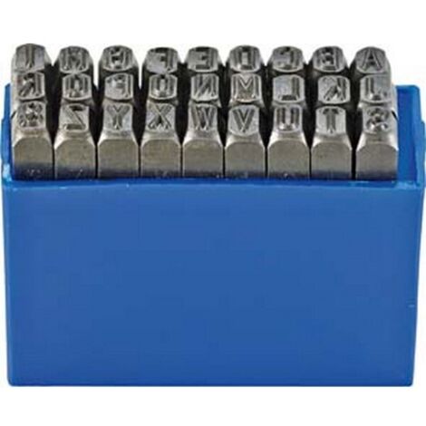 JUEGO DE PUNZONES DE LETRAS SH 6MM