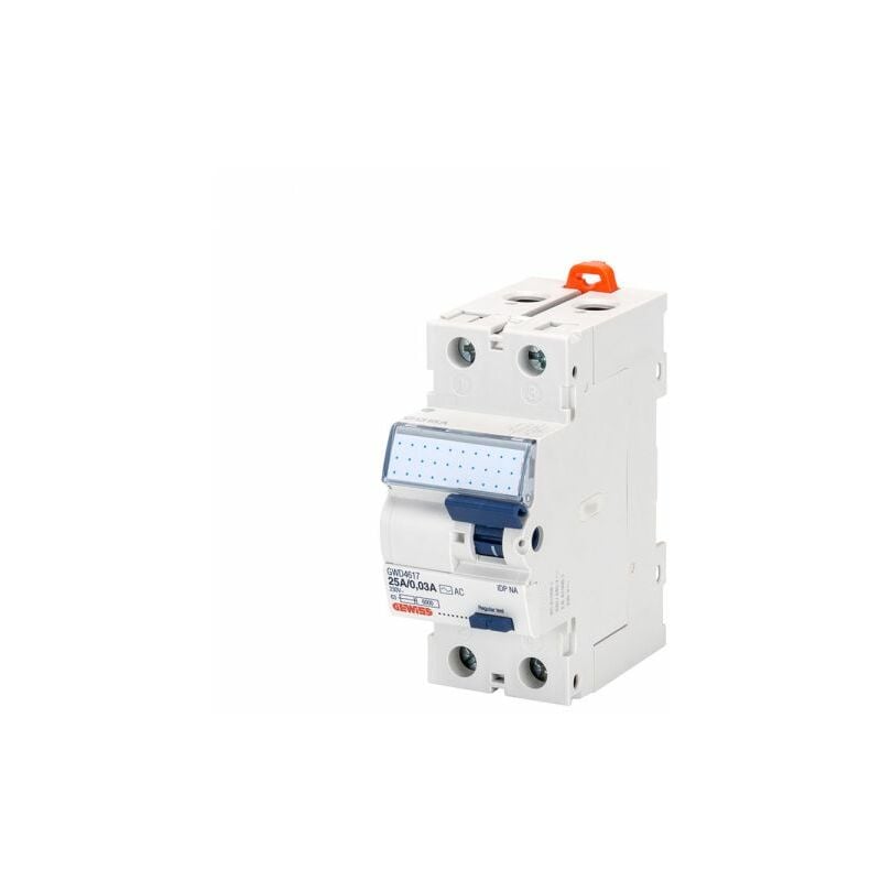 Gewiss Interruttore differenziale puro - IDP NA - 2P 25A tipo AC istantaneo IDN=0,03A 230V - 2 ...