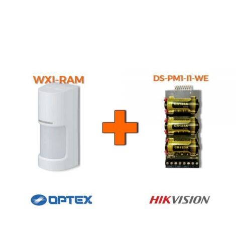 Hikvision Optex sensore infrarosso esterno antimascheramento 180 gradi ...