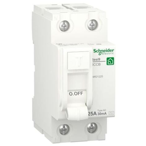 Schneider Electric Interruttore Differenziale RCCB Resi9 2P 25A 30 mA ...