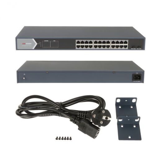 Hikvision switch 24 Porte PoE 2 Porte SFP - DS-3E1526P-SI