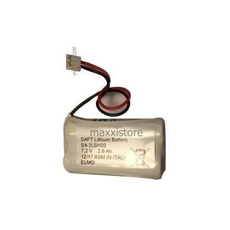 Saft Batteria litio compatibile IESS GENIO 7,2V 2,6Ah - 2LS14500DX