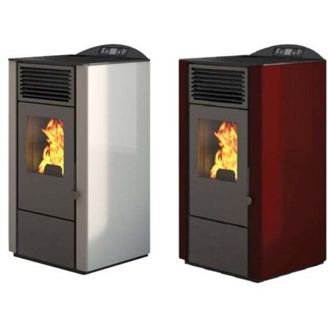 Stufa a pellet 9,5 kW Punto Fuoco Lory - - Avorio