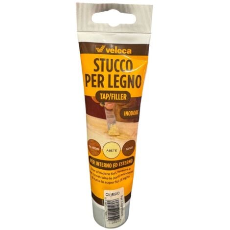 Tap filler stucco legno inodore ml 150 ciliegio veleca - veleca