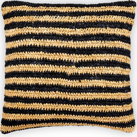 Coussin de style boho Bali - Housse et Rembourrage inclus - Charlotte Beige