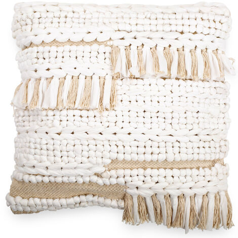 Coussin de style boho Bali - Housse et Rembourrage inclus - Christina Blanc
