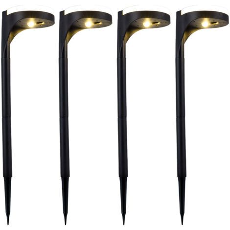 Solarleuchte schwarz Steckleuchte Solar Gartenleuchte Solarlampe, Up ...